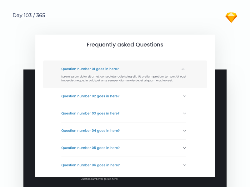 FAQ Pages Pack - Sketch Freebie - Freebie Supply