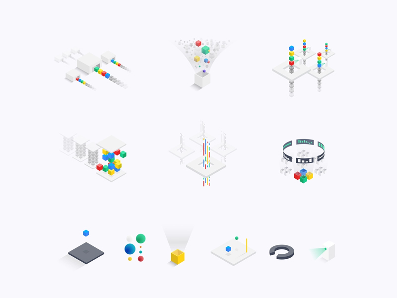 Isometric 3D Elements and Illustrations - Freebie Supply