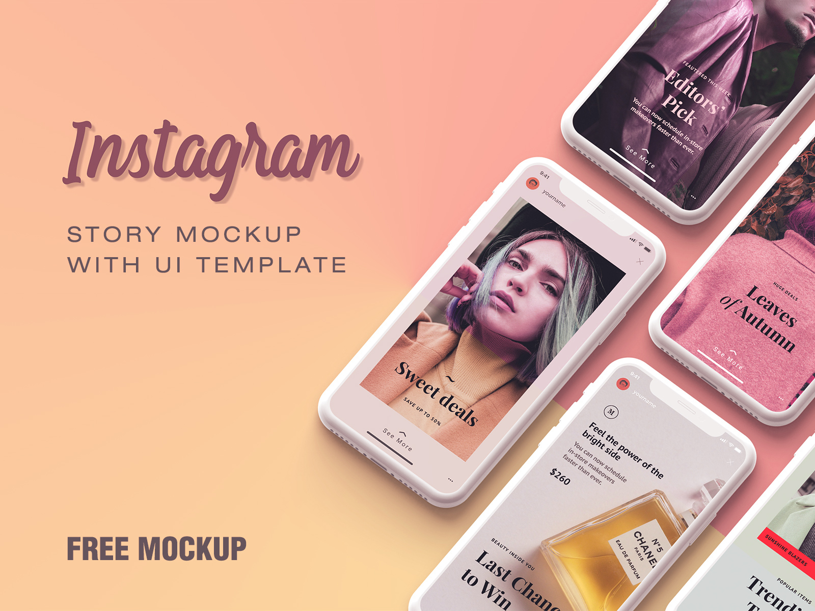 Free Instagram Story Mockup Freebie Supply