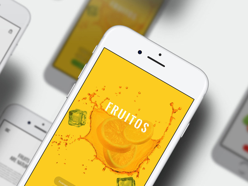 Fruitos Creative App Design by Abdullah Al Mamun - Freebie Supply