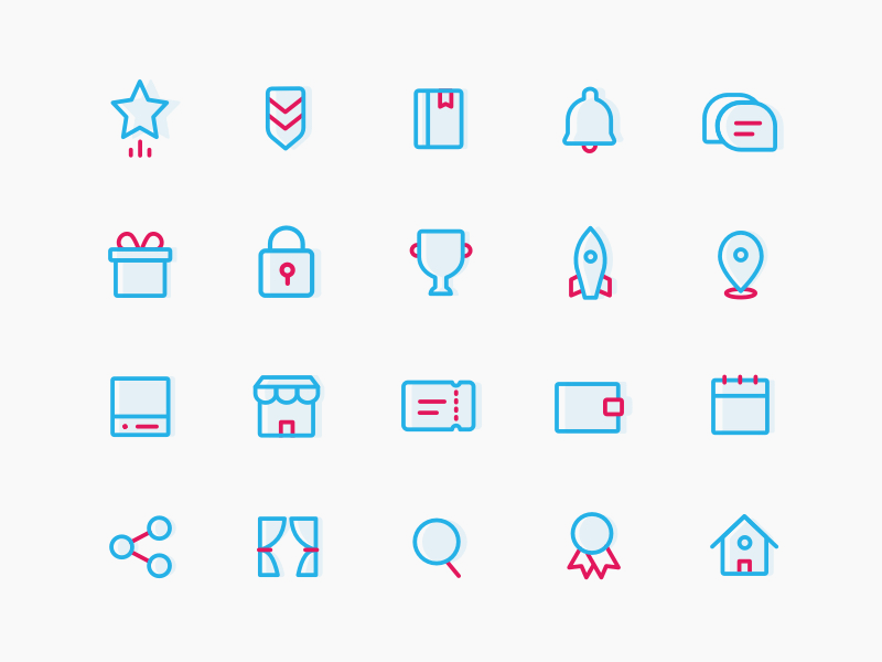 General Icons Set by Estelle Le Gall - Freebie Supply