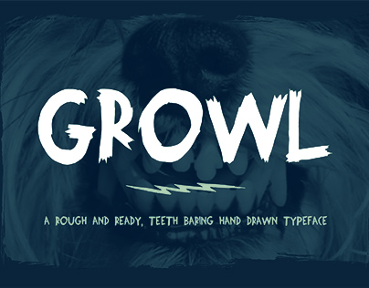 Growl Font - Free Handwritten Typeface - Freebie Supply