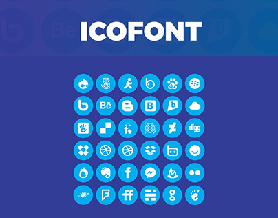 IcoFont Social Icons For Adobe XD - Freebie Supply