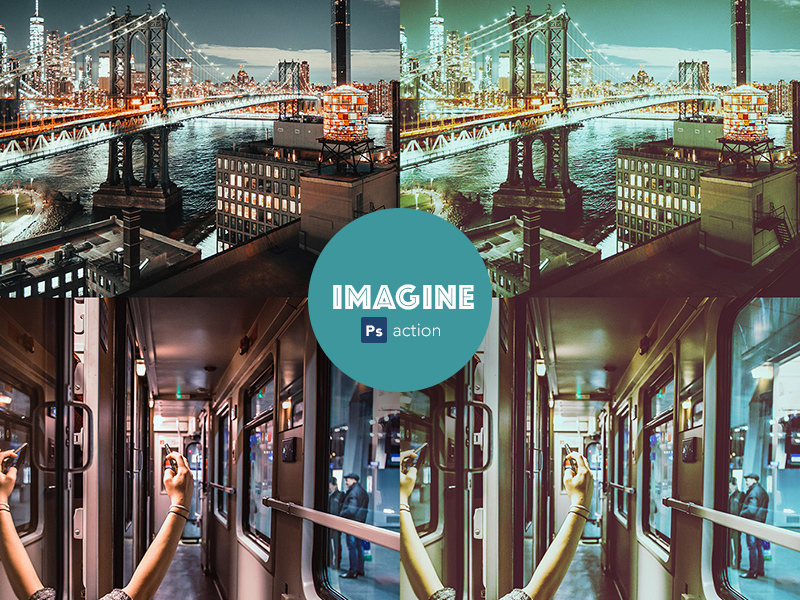Imagine Photoshop Action PSD - Freebie Supply