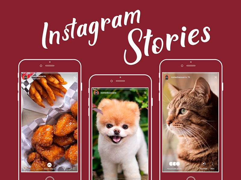 Instagram Stories Interface Templates PSD - Freebie Supply