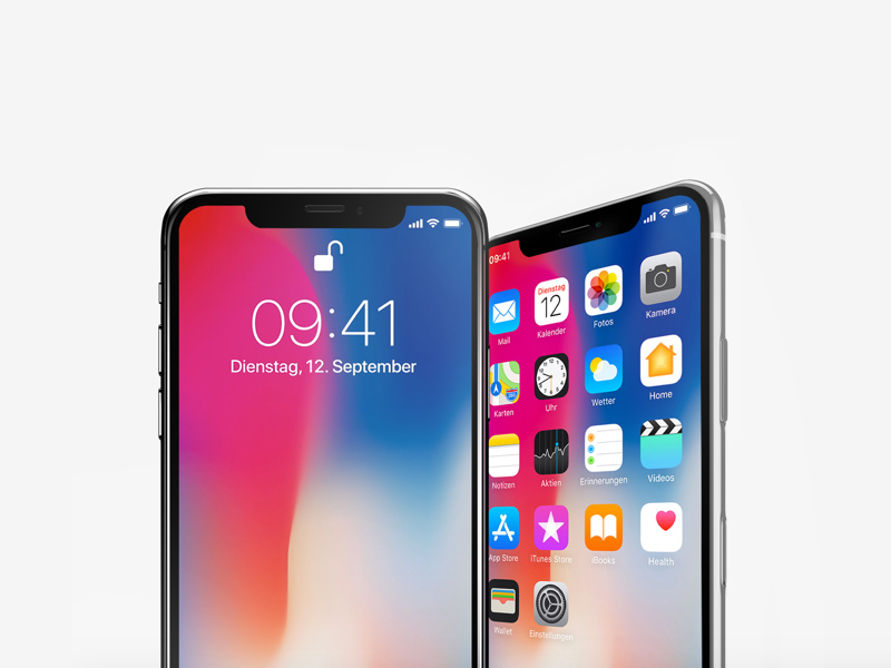iPhone X - 10 Mockups - Freebie Supply