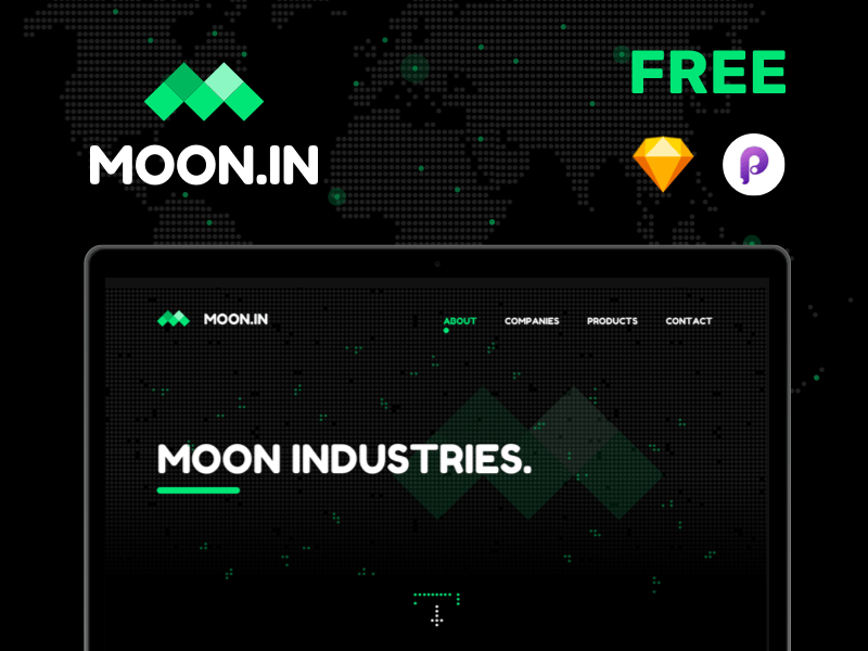 Landing Page - Sketch & Principle - Freebie Supply