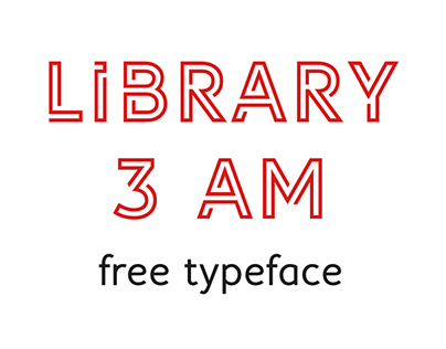 Library 3 Am Font - Freebie Supply