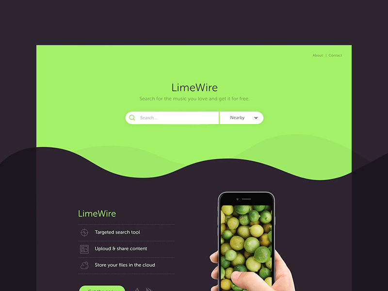 LimeWire Landing Page Template - Free Resource - Freebie Supply