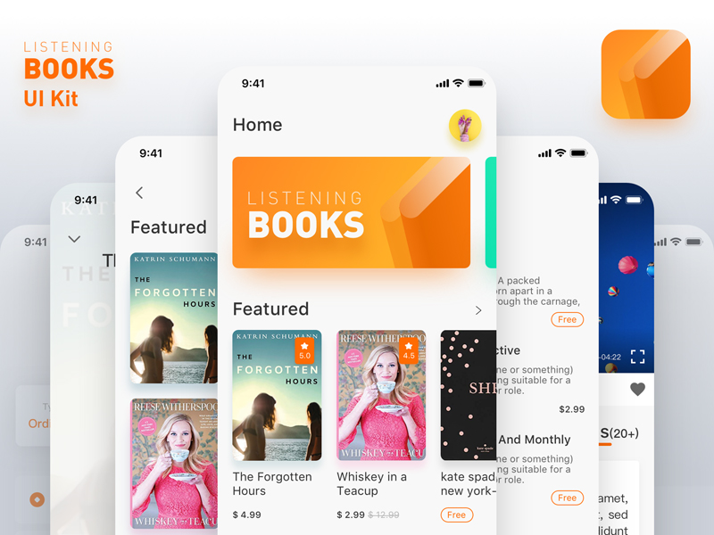 Listening Books App Kit by Aervea - Freebie Supply