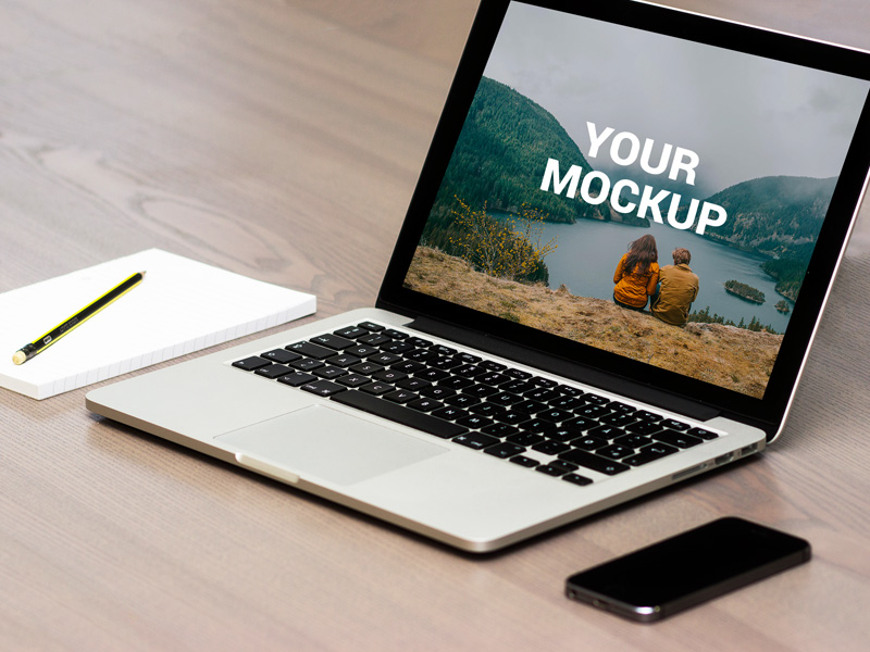 MacBook Mockup : Free PSD - Freebie Supply