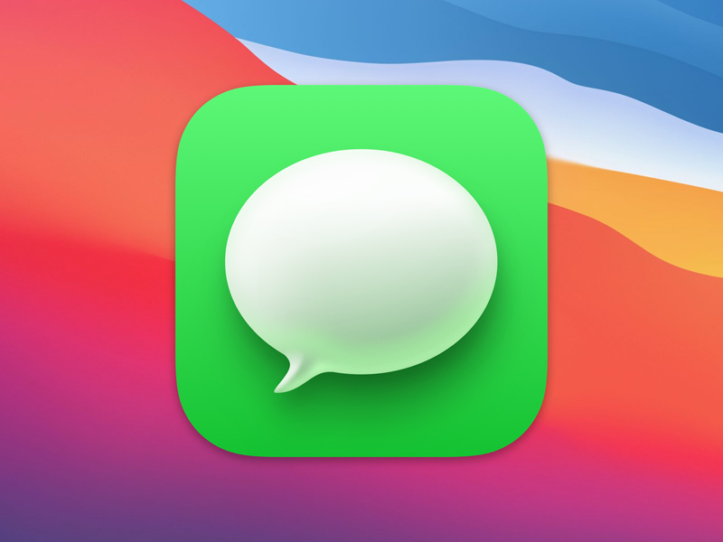 Messages Icon macOS Big Sur - Sketch Resource - Freebie Supply
