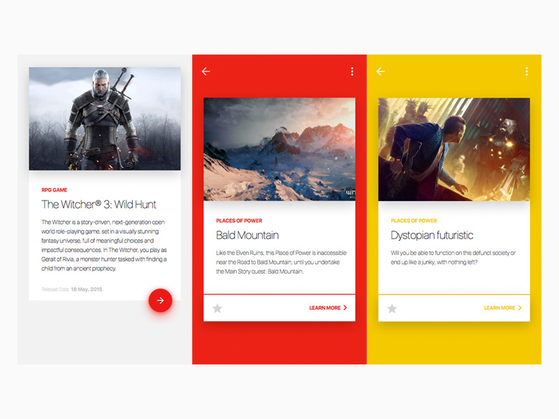 Minimal Game Insight Card made in Sketch - Freebie Supply