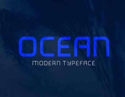 Ocean Font | Modern Typeface - Freebie Supply