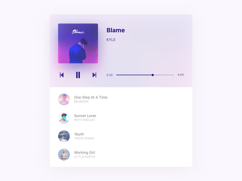 Music Player Concept - Sketch Freebie - Freebie Supply