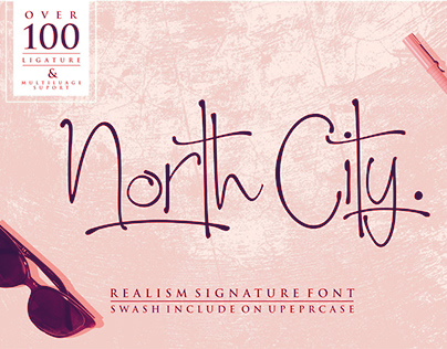 North City Signature Font - Freebie Supply