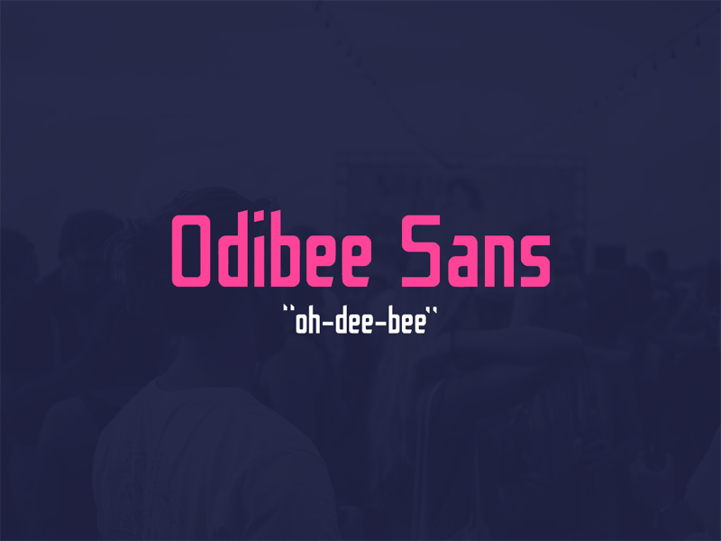 Odibee Sans - Free Typeface - Freebie Supply