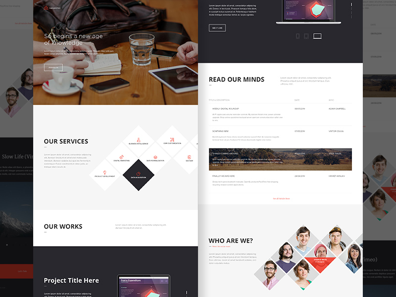 Office Landing Page by Vivek Ravin - Freebie Supply Office Landing Page by Vivek Ravin - Freebie Supply