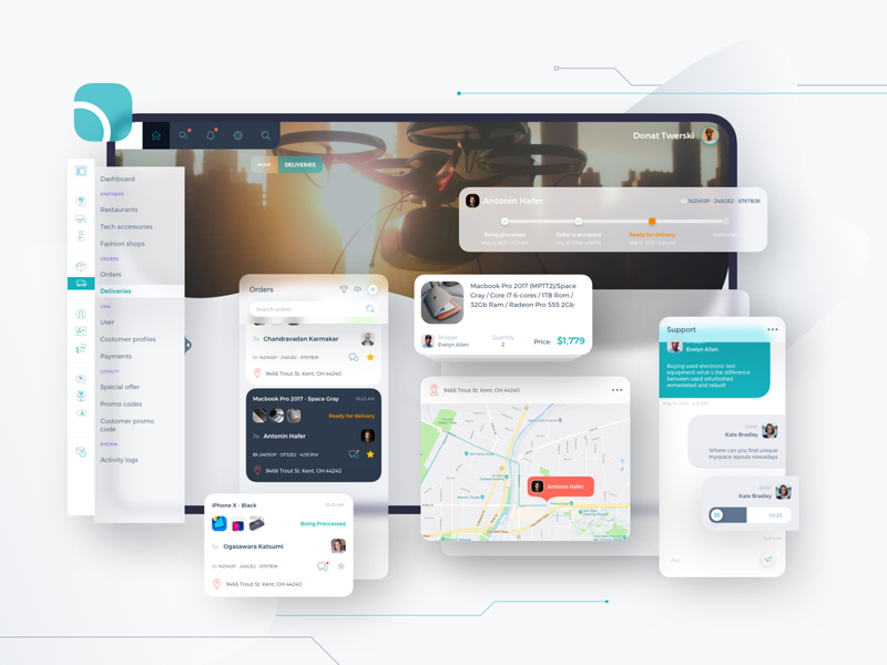 Orders Management Dashboard UI - Freebie Supply