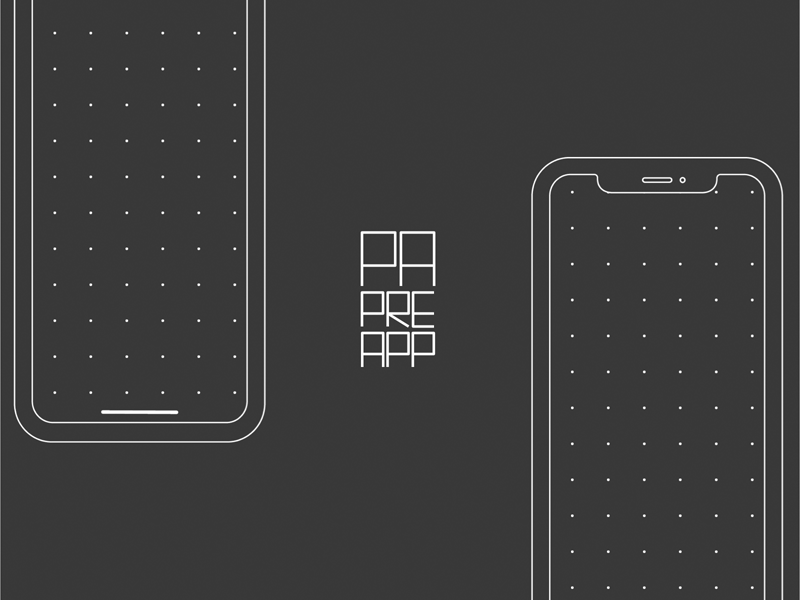 iPhone X Grid Paper Template - Freebie Supply