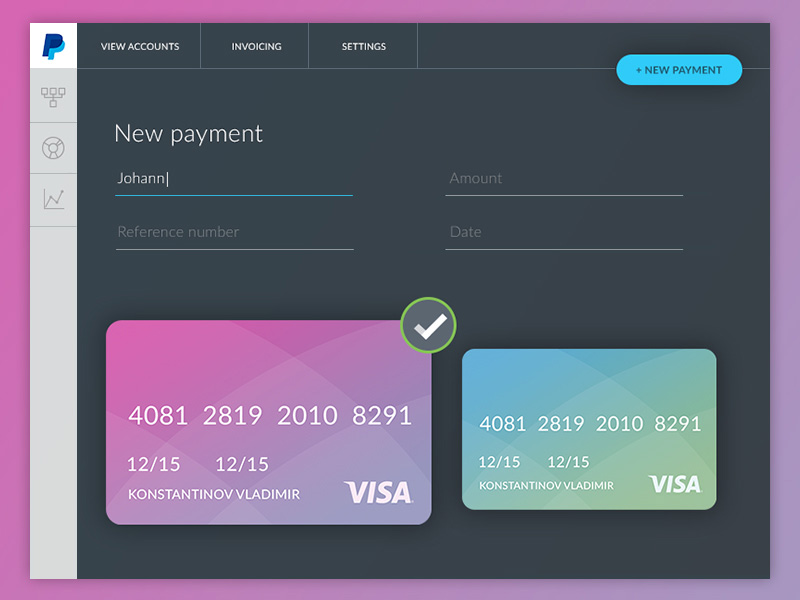 Payment Form - PSD Freebie - Freebie Supply