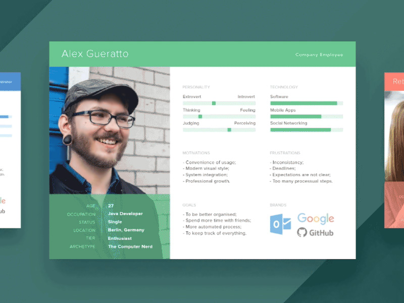 Persona Website Templates PSD - Freebie Supply