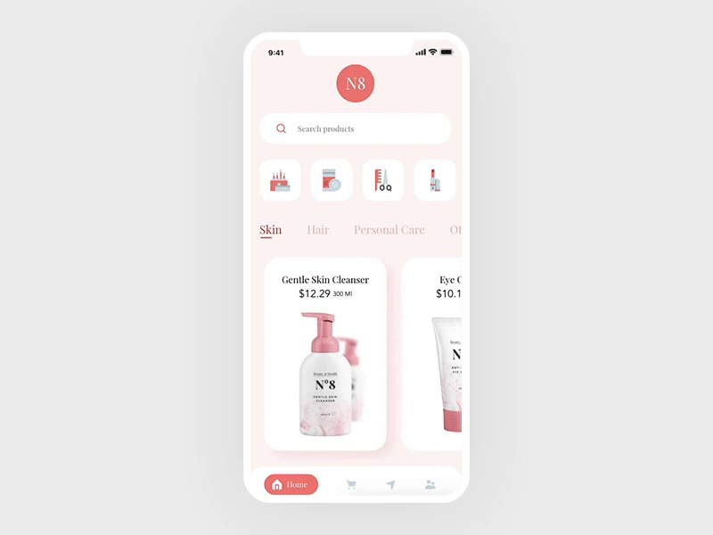 Beauty Product Screen - Freebie Supply