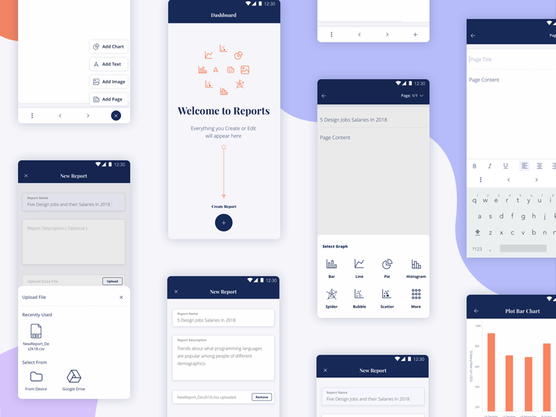 Finance App UI Concept - Free Sketch - Freebie Supply