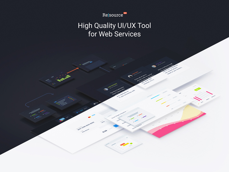 Resource - UI/UX Tool for Web Services - Freebie Supply