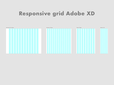 Adobe XD Responsive Grid - Freebie Supply