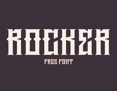 Rocker Font - Freebie Supply