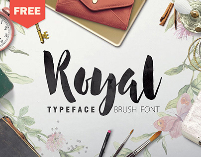 Royal Font - Brush Typeface - Freebie Supply