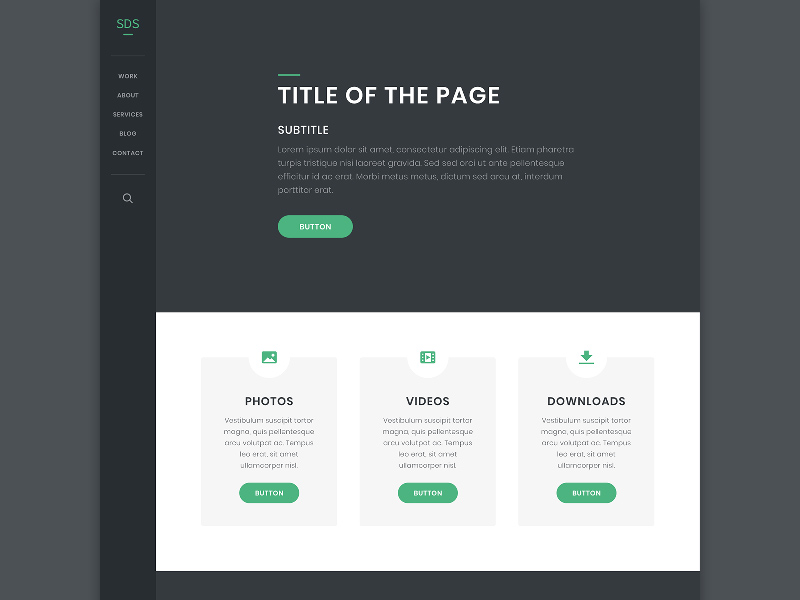 SDS - Free PSD Website Template - Freebie Supply