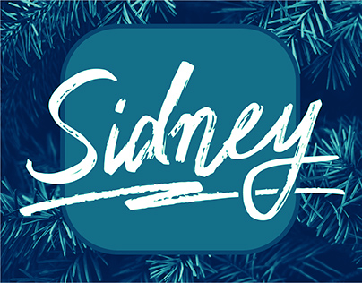 Sidney Font - Handwritten Lettering Typeface - Freebie Supply