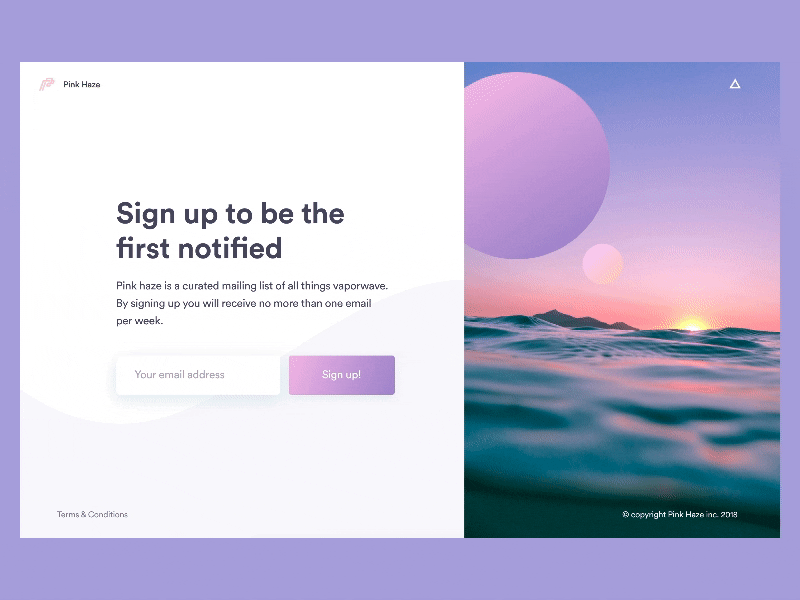 Sign Up Screen by Graham Paterson - Freebie Supply