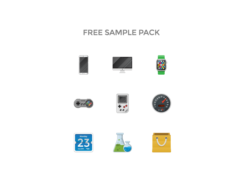 Small Pic Icons Pack - Freebie Supply