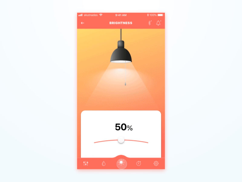 Smart Lamp App by Jakub Dypolt - Freebie Supply