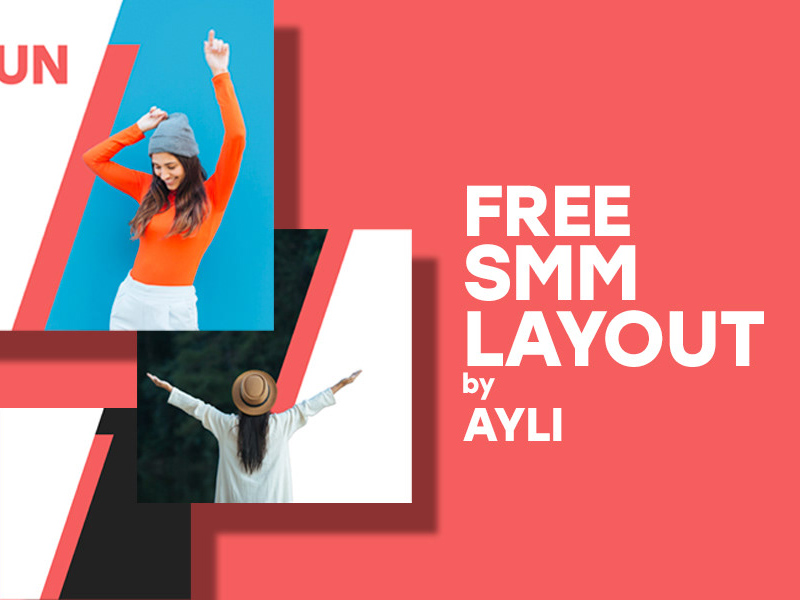 Banner Grid Layout Template - Freebie Supply