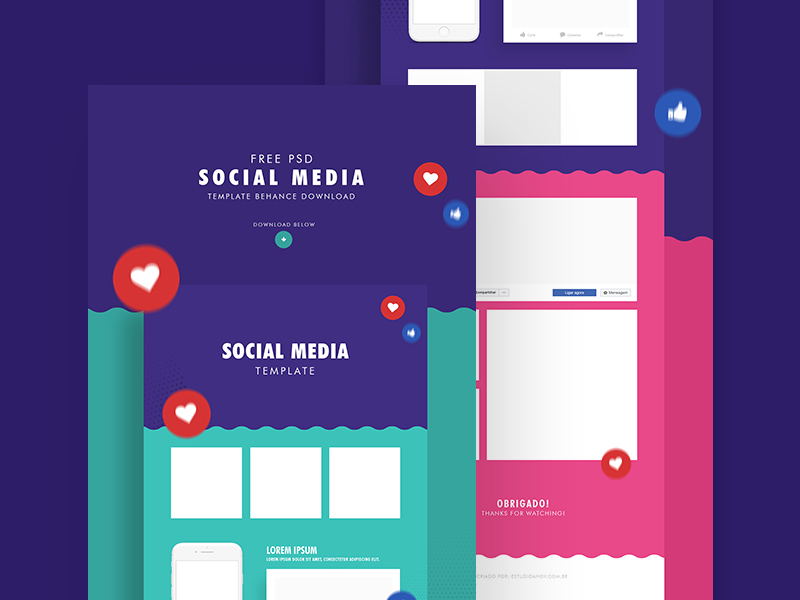 Social Media Templates - Facebook & Instagram Mockups - Freebie Supply