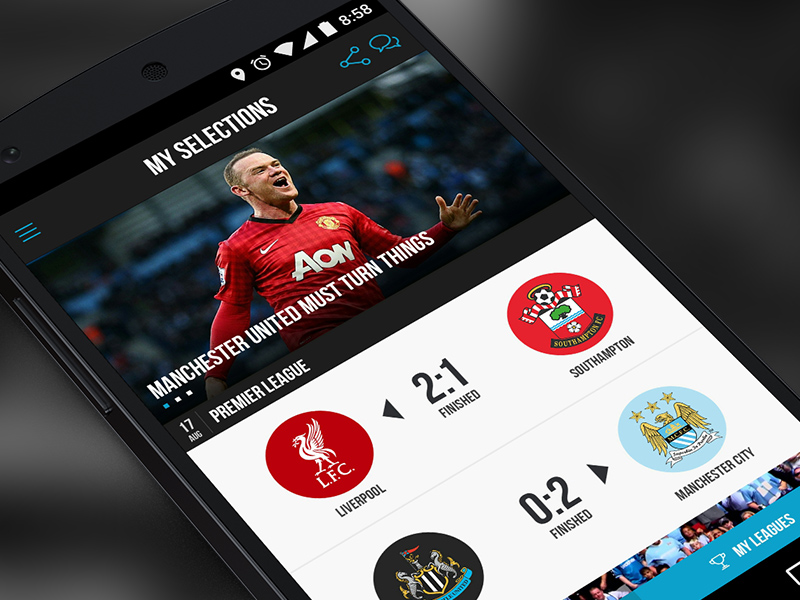 Sports App Dashboar by Denis Korytchenko - Freebie Supply