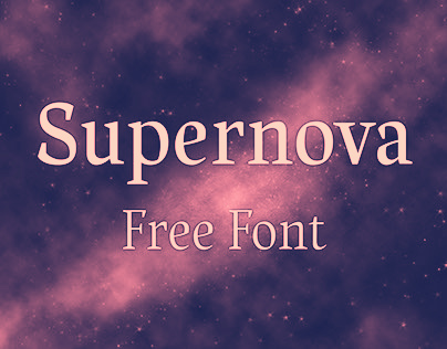 Supernova Font - Freebie Supply