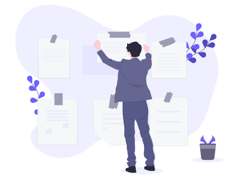 Taking Notes SVG Illustration - Freebie Supply