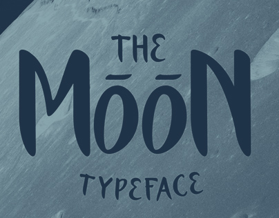 The Moon Typeface - Handwritten Font - Freebie Supply