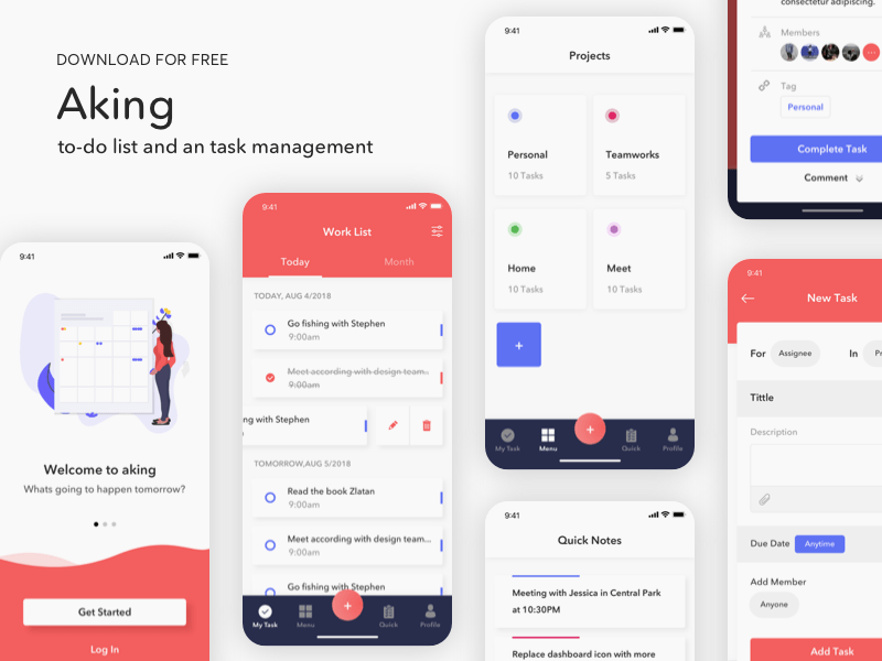 To-Do List App Concept - Freebie Supply