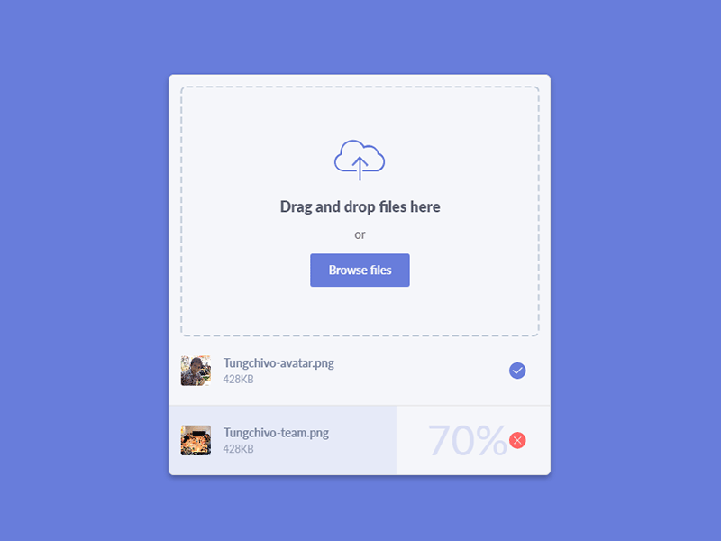 Upload Box - Adobe XD freebie - Freebie Supply