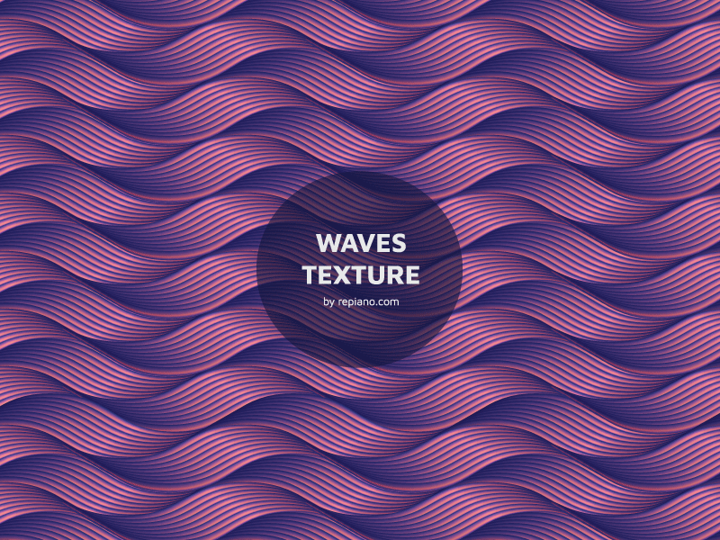 Wave Texture for Adobe Illustrator - Freebie Supply