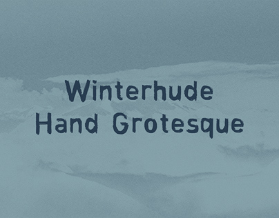 Winterhude Hand Grotesque Font - Freebie Supply