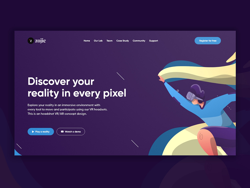  Website Header Examples Freebie Supply