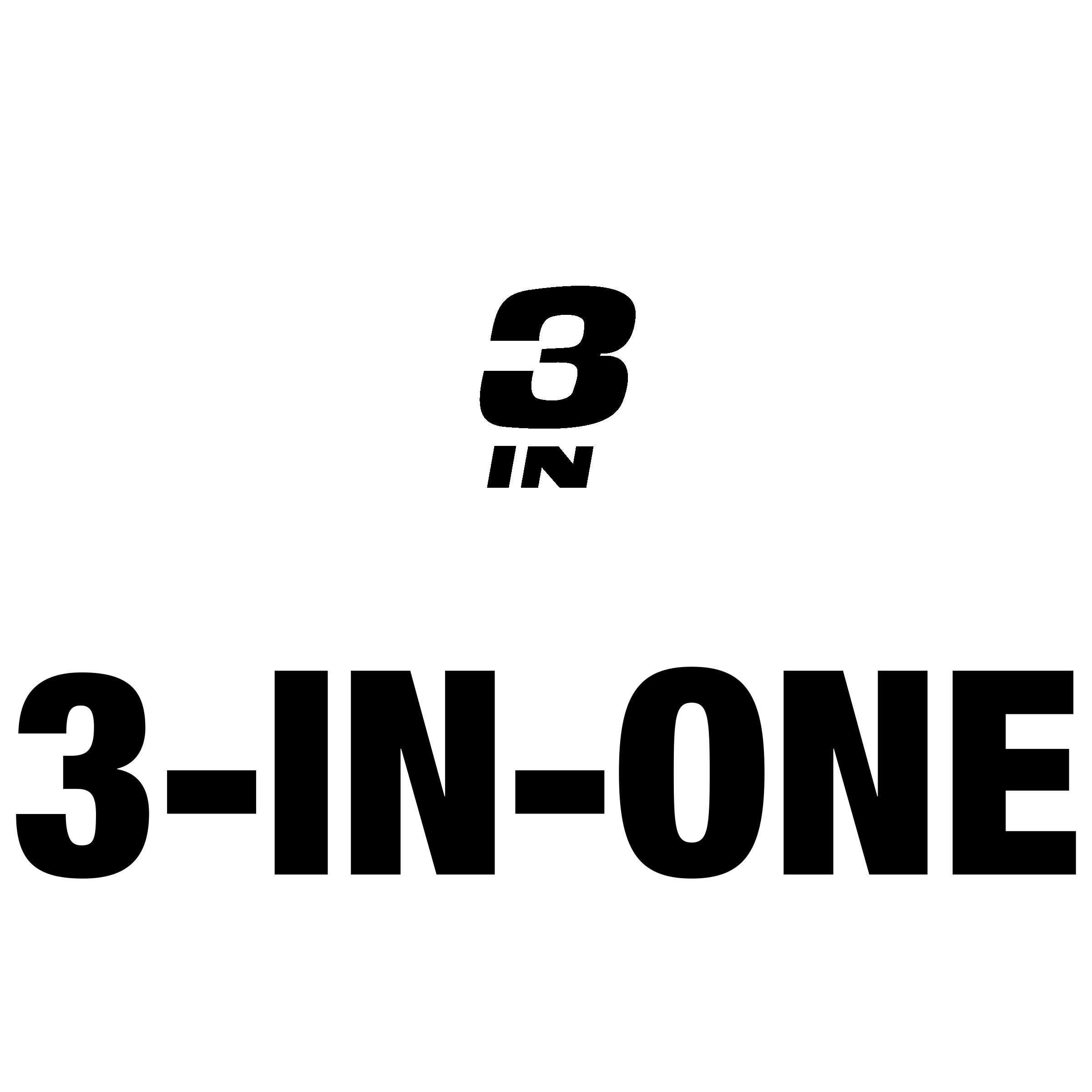 3 In One Logo PNG Transparent & SVG Vector - Freebie Supply