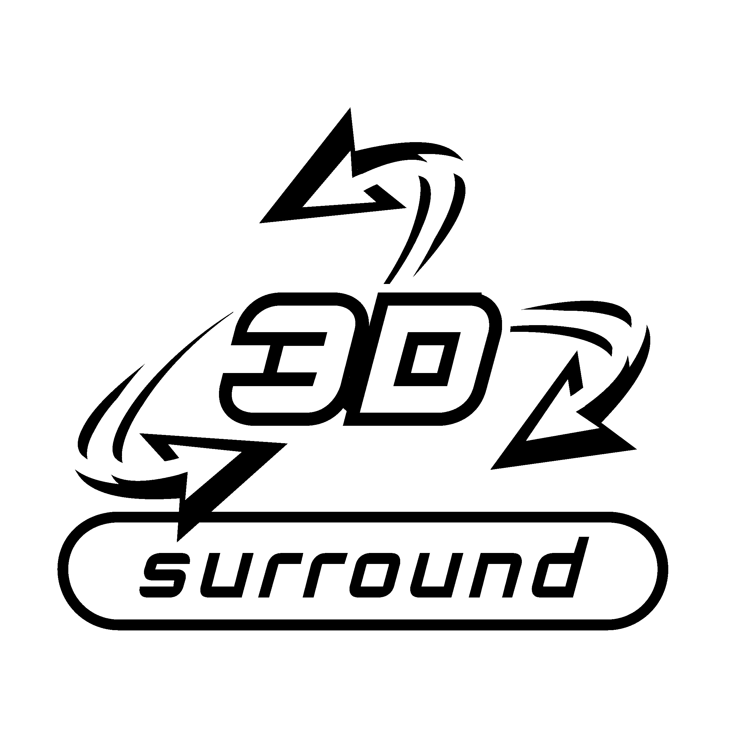3D Surround Logo PNG Transparent & SVG Vector - Freebie Supply